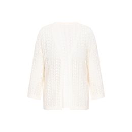 Gaya Strickjacke Damen Gr&ouml;&szlig;e XL wollwei&szlig;