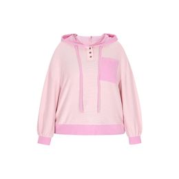 Swirly Sweatshirt Damen Gr&ouml;&szlig;e XL pink / hellpink