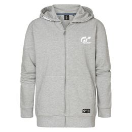 PETROL INDUSTRIES Sweatjacke Jungen Gr&ouml;&szlig;e 152 hellgrau / wei&szlig;