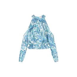 Aleida Bluse 'Spring Summer' Damen Gr&ouml;&szlig;e XL blau / hellblau / hellgr&uuml;n / wei&szlig;