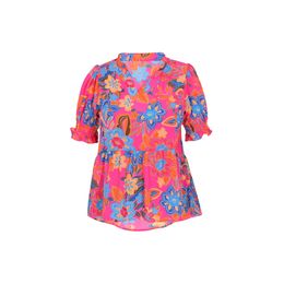 Gaya Bluse Damen Gr&ouml;&szlig;e M blau / orange / rosa