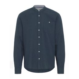 Blend Langarmhemd ' BHBobby Shirt mandarin ' Herren Gr&ouml;&szlig;e XXL blau
