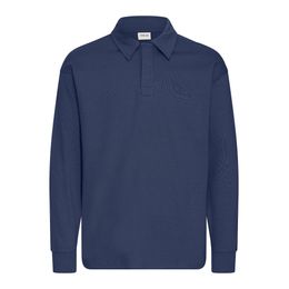 !Solid Sweatshirt mit Polokragen Herren Gr&ouml;&szlig;e S blau