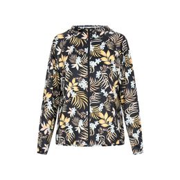 SANIKA Between-Season Jacket 'Comfortable' female size S Pastel blue / Orange / Light orange / Black