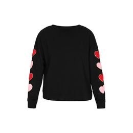 Fouline Sweatshirt Damen Gr&ouml;&szlig;e M gold / rosa / rot / schwarz