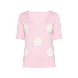Gaya Pullover 'Festival' Damen Gr&ouml;&szlig;e XL rosa / wei&szlig;
