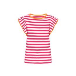 Sanika T-Shirt Damen Gr&ouml;&szlig;e M orange / ros&eacute; / wei&szlig;