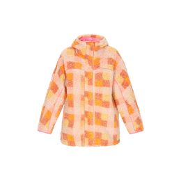 Swirly Fleecejacke Damen Gr&ouml;&szlig;e L orange / pastellorange / dunkelorange