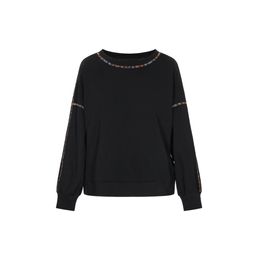 Swirly Sweatshirt Damen Gr&ouml;&szlig;e S schwarz