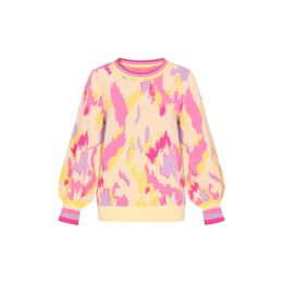 Ebeeza Pullover 'Fashion Look' Damen Gr&ouml;&szlig;e XL beige / gelb / lavendel / pink