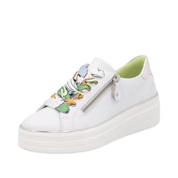 Remonte Sneaker Damen Gr&ouml;&szlig;e 44 gr&uuml;n / orange / silber / wei&szlig; Sommerschuhe
