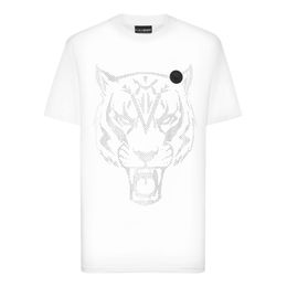 Plein Sport T-Shirt 'Tiger' Herren Gr&ouml;&szlig;e M schwarz / wei&szlig;