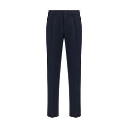 Boggi Milano Bundfaltenhose Herren Gr&ouml;&szlig;e 70 navy