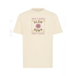 Blend T-Shirt 'BHJoey' Herren Gr&ouml;&szlig;e L beige / sand / braun / orchidee