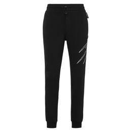 Plein Sport Sporthose 'Scratch' Herren Gr&ouml;&szlig;e 40 schwarz / wei&szlig;