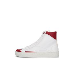 NAE Vegan Shoes High-Top Sneakers 'London' female size 44 Red / White