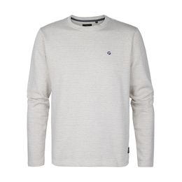 PETROL INDUSTRIES Sweatshirt 'Bluewave' Herren Gr&ouml;&szlig;e M navy / wei&szlig;