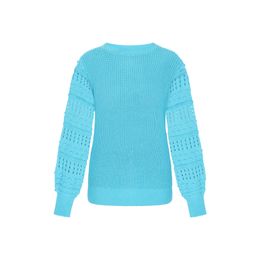 Sidona Pullover Damen Gr&ouml;&szlig;e S cyanblau