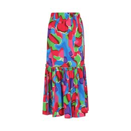 Ebeeza Rock 'Fashion Look' Damen Gr&ouml;&szlig;e 42 blau / hellgr&uuml;n / pink / rot