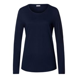 Hanro Longsleeve ' Sleep & Lounge ' Damen Gr&ouml;&szlig;e S navy