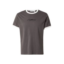 WEEKDAY T-Shirt Herren Gr&ouml;&szlig;e S grau / schwarz