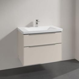 Villeroy & Boch Villeroy & Boch Subway 3.0 Badmöbel-Set 80 cm, 2 Auszüge