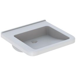 Geberit Renova Comfort Square Waschtisch 55 cm, barrierefrei, ohne Hahnloch und Überlauf