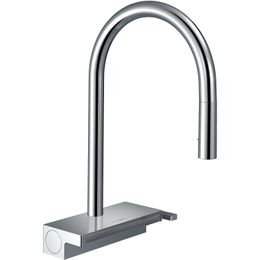 Hansgrohe Aquno Select M81 Einhebel-Küchenmischer 170, Ausziehbrause, 3jet