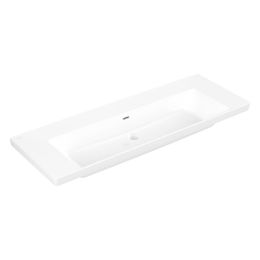 Villeroy & Boch Villeroy & Boch Subway 3.0 Schrankwaschtisch 130 cm, ohne Hahnloch, mit Überlauf