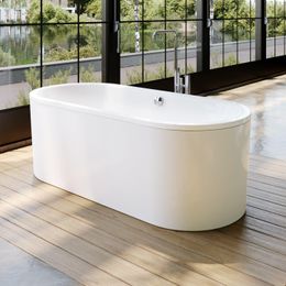 Kaldewei CLASSIC DUO OVAL freistehend Mod. 111-7 Badewanne mit Schürze 180 x 80 cm