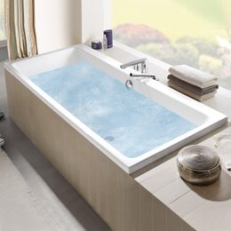 Villeroy & Boch Villeroy & Boch Subway Duo-Badewanne 180 x 80 cm, Combipool Comfort, Technik Position 2, mit Trio Ablaufgarnitur