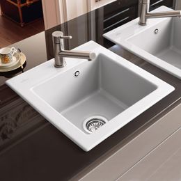 Villeroy & Boch Villeroy & Boch Subway 45 XS Einbauspüle, Ablaufgarnitur mit Handbetätigung