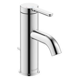 Duravit C.1 Einhebel-Waschtischmischer S FreshStart und MinusFlow, mit Zugstangen-Ablaufgarnitur