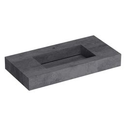 ALLUVION Latona Waschtisch aus Laminam® 100 cm, mit Hahnloch