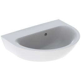 Geberit Renova Handwaschbecken 50 x 40 cm ohne Hahnloch mit Überlauf