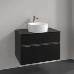 Villeroy & Boch Villeroy & Boch Collaro Waschtischunterschrank 80 x 54,8 cm , mit LED-Beleuchtung, mit 2 Auszügen