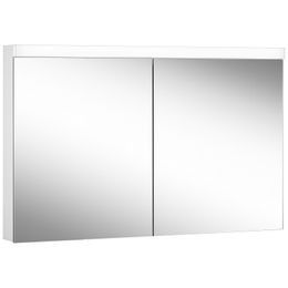 Schneider LOW plus LED Spiegelschrank LOP 120/2/LED 119,5 x 74,7 cm, 4000 K, 2 Steckdosen unten, DE