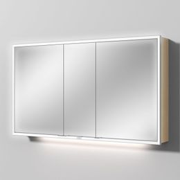 Sanipa Reflection Melamin-Spiegelschrank MILO 130 mit 3 Türen