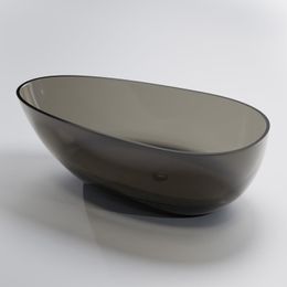 Steinberg Serie 489 freistehende Badewanne aus Polyresin 168 x 85 cm