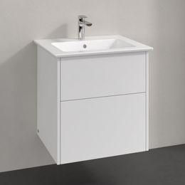 Villeroy & Boch Villeroy & Boch Finero Waschtischunterschrank 60 cm mit Waschtisch, 2 Auszüge