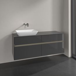 Villeroy & Boch Villeroy & Boch Collaro Waschtischunterschrank 140 x 50 cm, mit 4 Auszügen und LED-Beleuchtung für Venticello Waschtisch