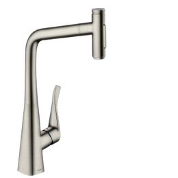 Hansgrohe Metris Select M71 Einhebel-Küchenmischer 320, Ausziehbrause, 2jet, sBox