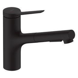 Hansgrohe Zesis M33 Einhebel-Küchenarmatur 150 mit Ausziehbrause, 2 Strahlarten, Schlauchbox (sBox)