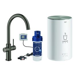 Grohe Red Duo Armatur und Boiler Größe M, Armatur mit C-Auslauf