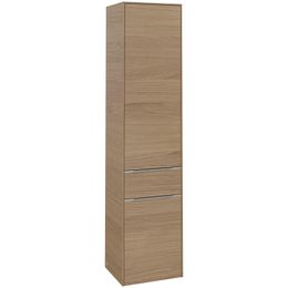 Villeroy & Boch Villeroy & Boch Subway 3.0 Hochschrank 40 x 171 cm mit 1 Auszug und 2 Türen, Anschlag rechts