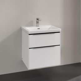 Villeroy & Boch Villeroy & Boch Subway 3.0 Waschtischunterschrank 57,2 cm, 2 Auszüge, ohne LED-Beleuchtung