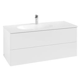 Villeroy & Boch Villeroy & Boch Antao Waschbeckenunterschrank, 118,8 x 50,4 cm, 2 Auszüge, Fronten ohne Struktur