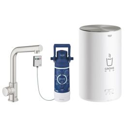 Grohe Red Mono Standventil und Boiler Größe M, Standventil mit L-Auslauf