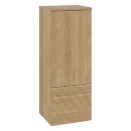 Villeroy & Boch Villeroy & Boch Antao Mittelschrank 41,4 x 103,9 cm, 1 Tür links, Fronten mit Struktur, mit LED-Licht