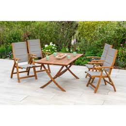 Merxx Acapulco Set 5tlg. Klapptisch